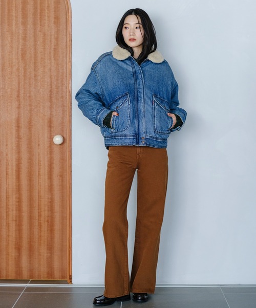 セール】Levi's/リーバイス シェルパ ボンバージャケット（デニム