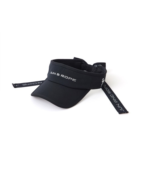 JUN&ROPE'（ジュンアンドロペ）の「【WEB限定】【2WAY】ロゴ入りリボン付きバイザー（サンバイザー）」 - WEAR