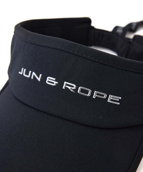 JUN&ROPE'（ジュンアンドロペ）の「【WEB限定】【2WAY】ロゴ入りリボン付きバイザー（サンバイザー）」 - WEAR
