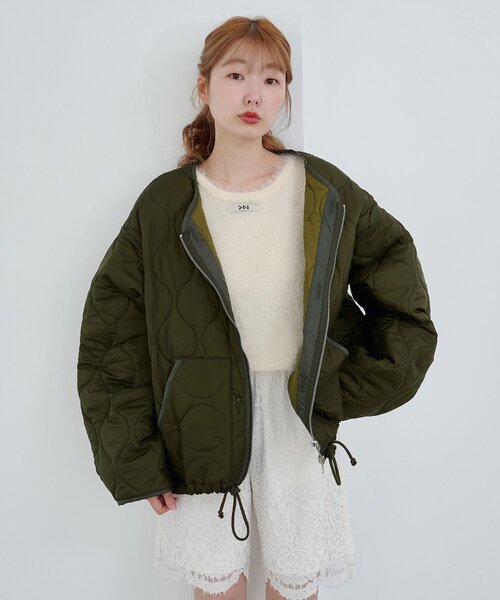 Kastane（カスタネ）の「【WEB先行/リバーシブル/2025AW】キルティングミドルジャケット（ブルゾン）」 - WEAR