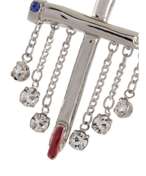 PAMEO POSE（パメオポーズ）の「R&J Cross Fingers Pierce（ピアス（両耳用））」 - WEAR