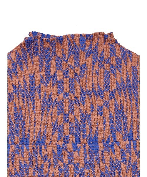 AMERI（アメリ）の「GEOMETRIC PATTERN SHIRRING TOP（ニット/セーター）」 - WEAR