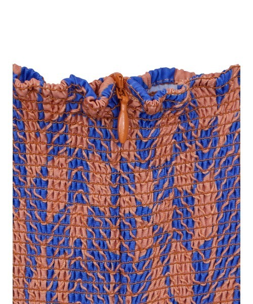 AMERI（アメリ）の「GEOMETRIC PATTERN SHIRRING TOP（ニット/セーター）」 - WEAR