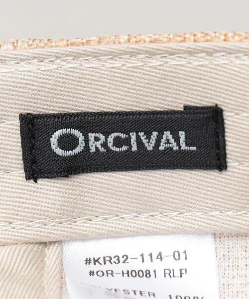 ORCIVAL（オーシバル）の「【WEB限定】＜ORCIVAL＞ NATURAL CAP（キャップ）」 - WEAR