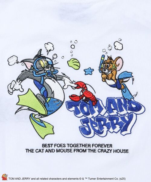 Tom＆Jerry（トムアンドジェリー）の「【SEQUENZ（シークエンズ）】TJ DIVING BACK EMB. TEE / トムとジェリー Tシャツ 半袖 クルーネック ワンポイント ...