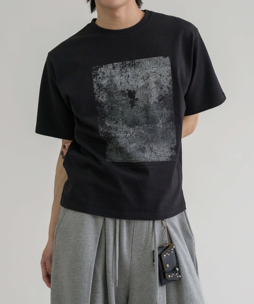 epnok（エプノック）の「【EPNK】Crack graphic tee / クラックグラフィックTee（Tシャツ/カットソー）」 - WEAR