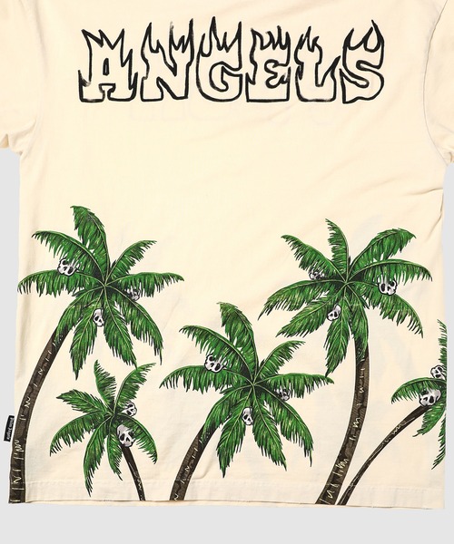 Palm Angels（パームエンジェルス）の「PALMS&SKULL VINT TEE（Tシャツ/カットソー）」 - WEAR