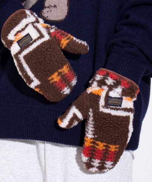 PENDLETON（ペンドルトン）の「【PENDLETON/ペンドルトン】BOA MITTEN ボアミトン 手袋 フリース（手袋）」 - WEAR
