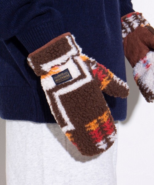 PENDLETON（ペンドルトン）の「【PENDLETON/ペンドルトン】BOA MITTEN ボアミトン 手袋 フリース（手袋）」 - WEAR