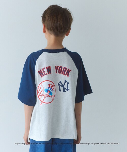 green label relaxing（グリーンレーベルリラクシング）の「【別注】MLB プリント Tシャツ / キッズ 140cm-160cm（Tシャツ/カットソー）」 - WEAR