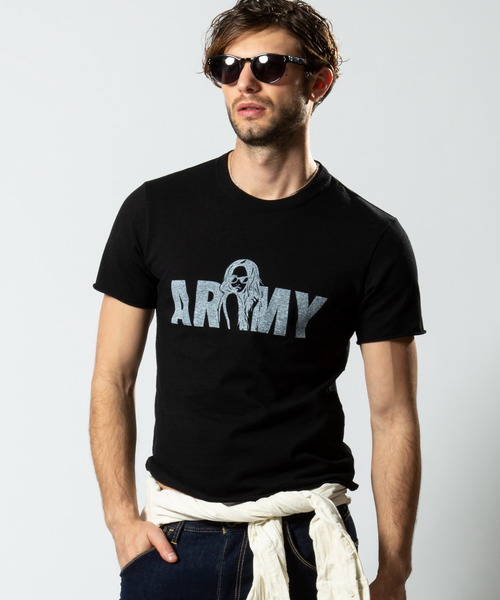 wjk（ダヴルジェイケイ）の「lady ARMY cut&sewn（Tシャツ/カットソー）」 - WEAR