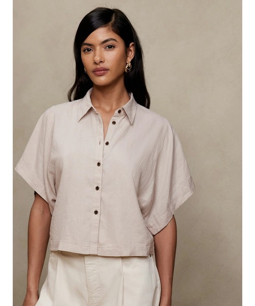 【セール/ブランド古着】半袖シャツ（シャツ/ブラウス）｜BANANA REPUBLIC FACTORY STORE（バナナリパブリック ...