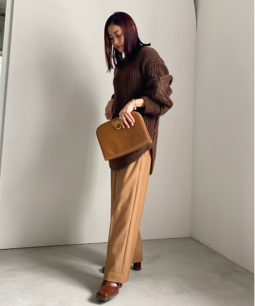 Ameri（アメリ）の「WOOL STRAIGHT PANTS（その他パンツ）」 - WEAR