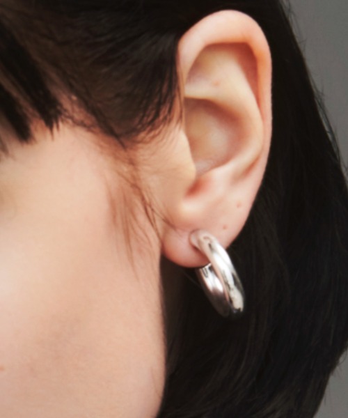 【quip queint】tube hoop pierce/チューブ フープ ピアス（ピアス（両耳用））｜quip queint（クイップク ...
