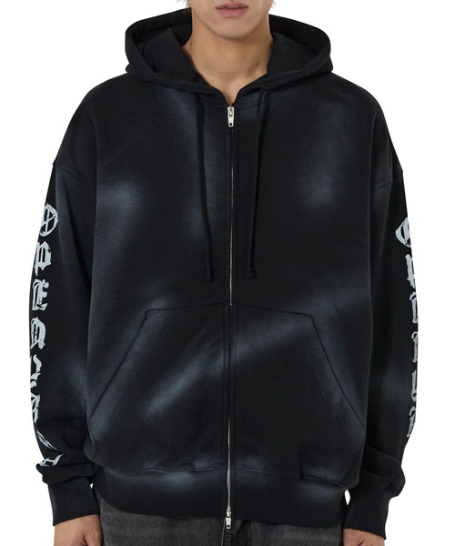 OY（オーワイ）の「『OY/オーワイ』DIRTY SPRAY EFFECT HOODIE ZIP UP/スプレージップアップパーカー（パーカー ...