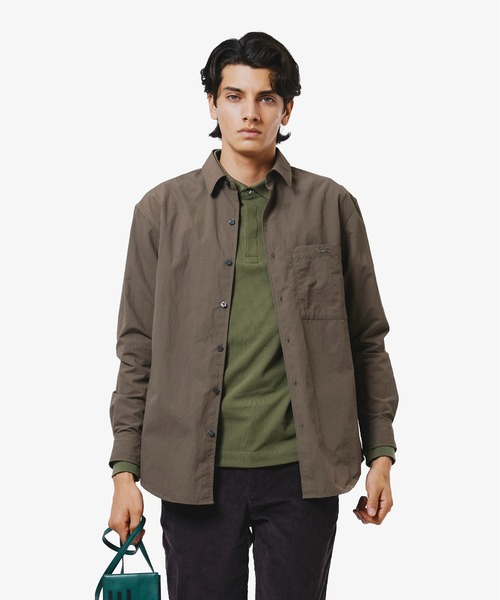 ラコステ（LACOSTE）/撥水リサイクルナイロンアウターシャツ セール】撥水リサイクルナイロンアウターシャツ（シャツ/ブラウス