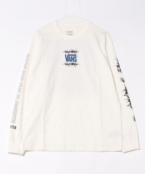 VANS ヴァンズ MTE Electro Waves LS Tee ロングスリーブ VN000M30C9F ABC-MART限定 Egret ...