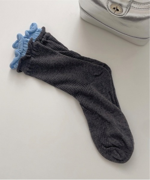 Burner（バーナー）の「【OKUOKU 0909】ドッキング風 レイヤード ソックス oku-socks-807909375437-4 ...