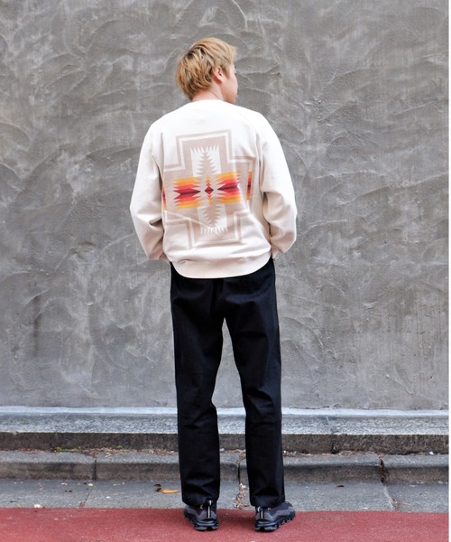 PENDLETON（ペンドルトン）の「PENDLETON/ペンドルトン Raglan Back Print Sweat Pullover ラグランバックプリントスウェットプルオーバー ...