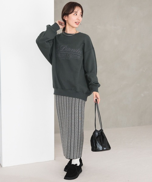 LEPSIM（レプシィム）の「12ゲージジャガードナロースカート 971236（スカート）」 - WEAR