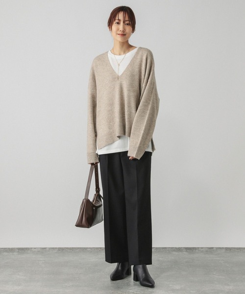 GLOBAL WORK（グローバルワーク）の「あったかウツクシルエットワイドパンツ/115440（その他パンツ）」 - WEAR