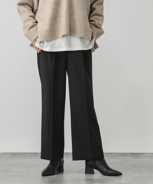 GLOBAL WORK（グローバルワーク）の「あったかウツクシルエットワイドパンツ/115440（その他パンツ）」 - WEAR