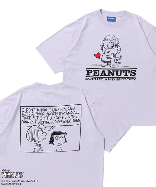 SNOOPY（スヌーピー）の「【SEQUENZ（シークエンズ）】TP VINTAGE HEARTFUL S/S TEE / スヌーピー ピーナッツ Tシャツ 半袖 クルーネック（Tシャツ ...