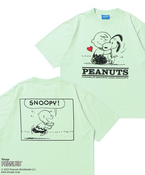 SNOOPY（スヌーピー）の「【SEQUENZ（シークエンズ）】TP VINTAGE HEARTFUL S/S TEE / スヌーピー ピーナッツ Tシャツ 半袖 クルーネック（Tシャツ ...