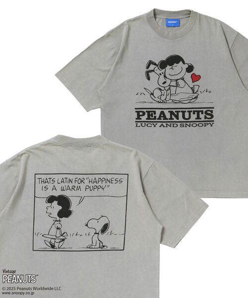SNOOPY（スヌーピー）の「【SEQUENZ（シークエンズ）】TP VINTAGE HEARTFUL S/S TEE / スヌーピー ピーナッツ Tシャツ 半袖 クルーネック（Tシャツ ...