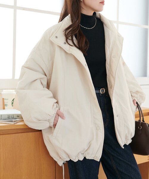 セール】【WEB限定】リバーシブルスタンドカラーバッファーコート