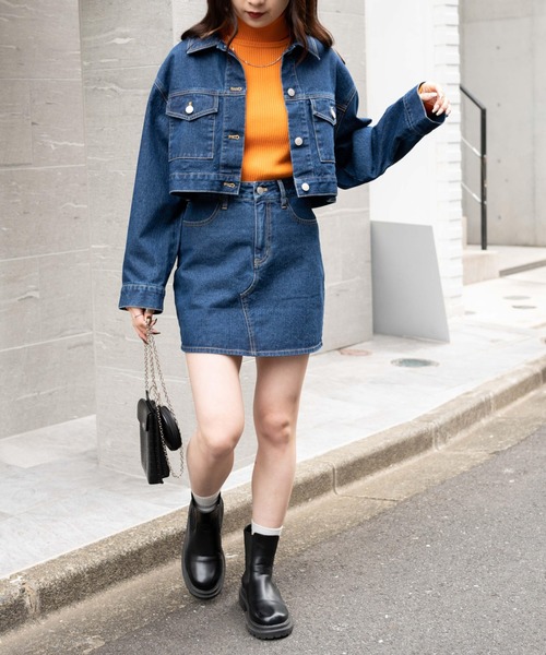 WEGO（ウィゴー）の「WEGO/【セットアップ対応商品】デニムミニスカート（デニムスカート）」 - WEAR