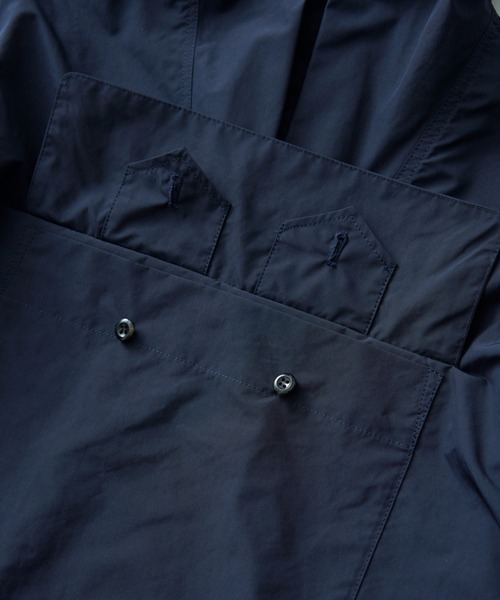 benine 9 High-density poplin water-repellent French navy deck parka ...