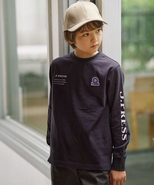【140-170㎝】カジュアルロゴ カットソー（Tシャツ/カットソー）｜J.PRESS（ジェイプレス）のファッション通販 - ZOZOTOWN