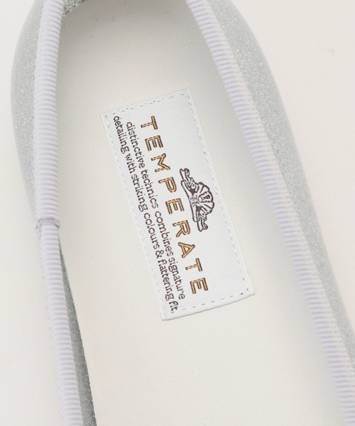 TEMPERATE（テンパレイト）の「【TEMPERATE/テンパレイト】 PVCグリッターバレエシューズ（バレエシューズ）」 - WEAR
