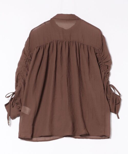 INTERPLANET（インタープラネット）の「Eボイルヨークギャザー袖ドロストシャツ（シャツ/ブラウス）」 - WEAR