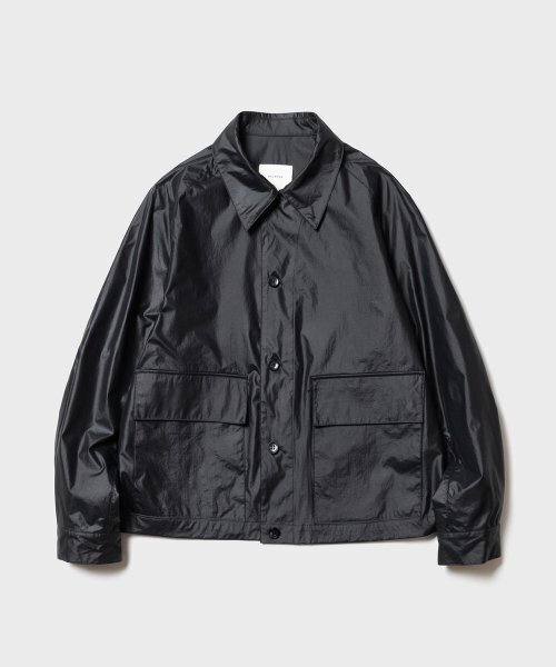 SHIRTER（シャーター）の「22SS COATED NYLON JACKET (BLACK)（ナイロンジャケット）」 - WEAR