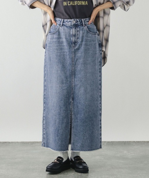 GLOBAL WORK（グローバルワーク）の「GOODデニムIラインスカート/209642（スカート）」 - WEAR