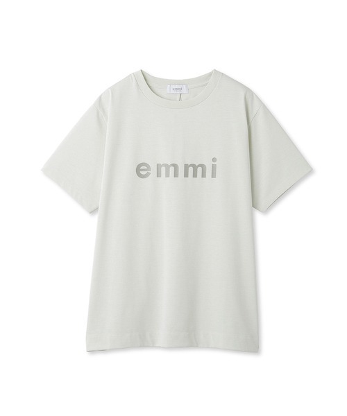 emmi（エミ）の「【emmi yoga】バックシャンemmiロゴTシャツ（Tシャツ/カットソー）」 - WEAR