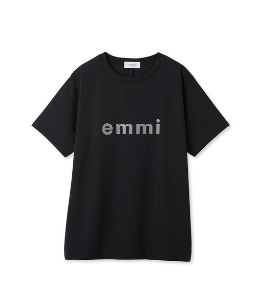 emmi（エミ）の「【emmi yoga】バックシャンemmiロゴTシャツ（Tシャツ/カットソー）」 - WEAR