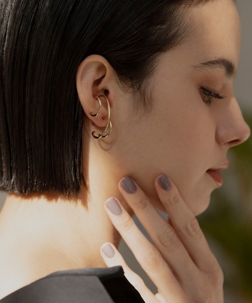MIELI INVARIANT（ミエリインヴァリアント）の「Round Ear Cuff Pierce（イヤーカフ）」 - WEAR