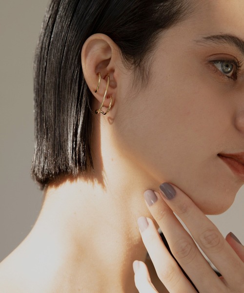 MIELI INVARIANT（ミエリインヴァリアント）の「Round Ear Cuff Pierce（イヤーカフ）」 - WEAR