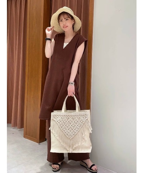 BAYFLOW（ベイフロー）の「カラミVネックチュニック（チュニック）」 - WEAR