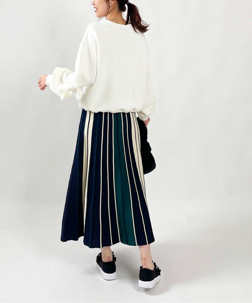 PICCIN（ピッチン）の「【WEB限定】配色プリーツスカート（スカート）」 - WEAR