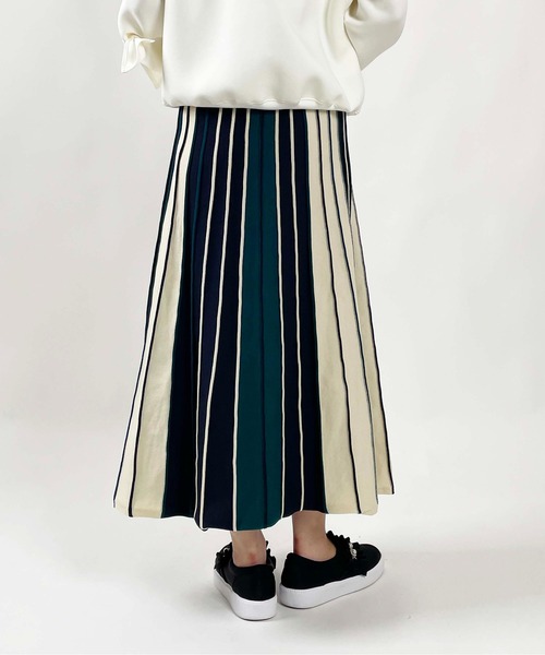 PICCIN（ピッチン）の「【WEB限定】配色プリーツスカート（スカート）」 - WEAR