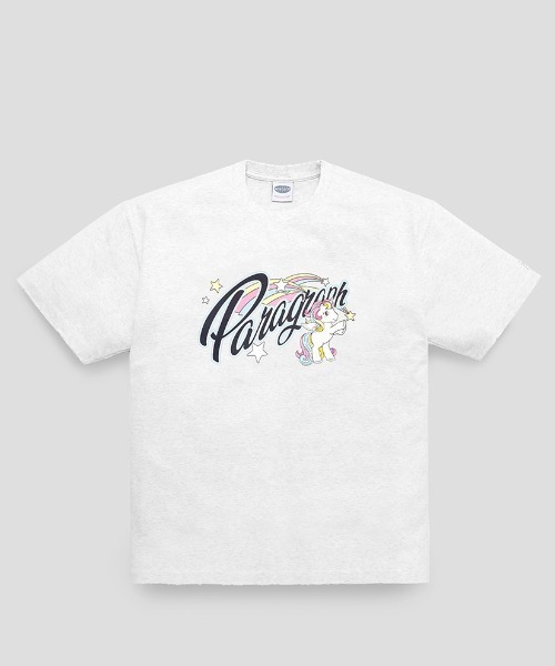 A'GEM/9 × .kom 『Paragraph/パラグラフ』 UNICORN T SHIRT/ユニコーンロゴTシャツ（Tシャツ/カットソー ...