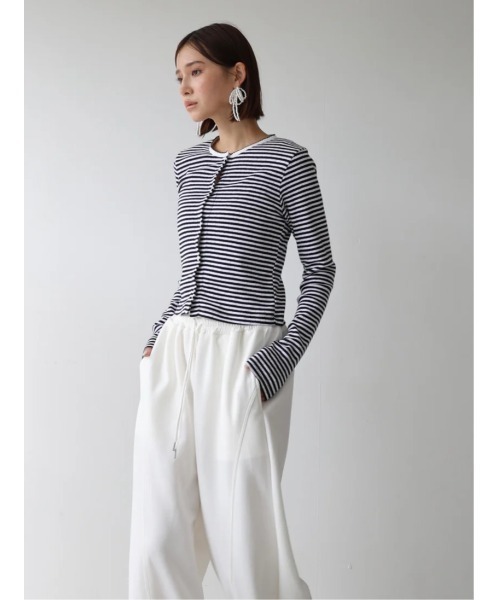 swane（スワネ）の「boarder cardigan（カーディガン/ボレロ）」 - WEAR