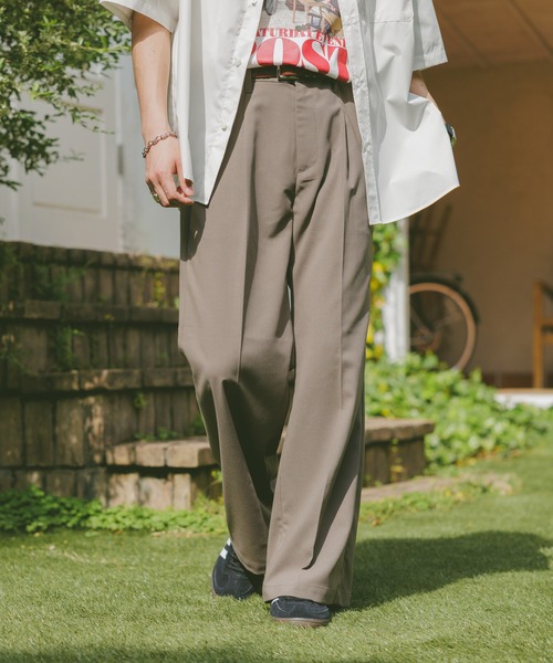 RAGEBLUE（レイジブルー）の「TRストレッチ/ワイドフレアスラックス（スラックス）」 - WEAR