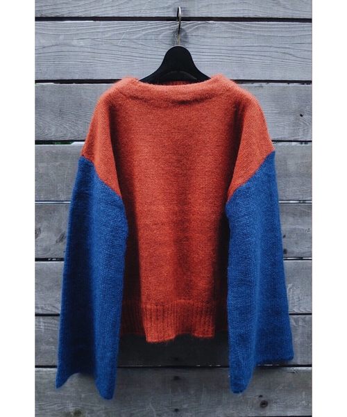 BRANDNEWOLD（ブランニューオールド）の「BI-COLOR KNIT TOP（ニット/セーター）」 - WEAR