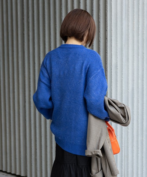 CIAOPANIC TYPY（チャオパニックティピー）の「ダブルジャガードロゴシャギーニットクルーネック（ニット/セーター）」 - WEAR