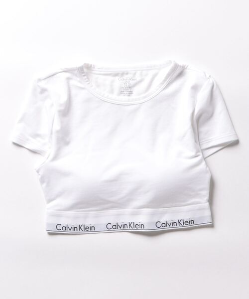 Calvin Klein（カルバン・クライン）の「CalvinKlein T-SHIRT BRALETTE（Tシャツ/カットソー）」 - WEAR